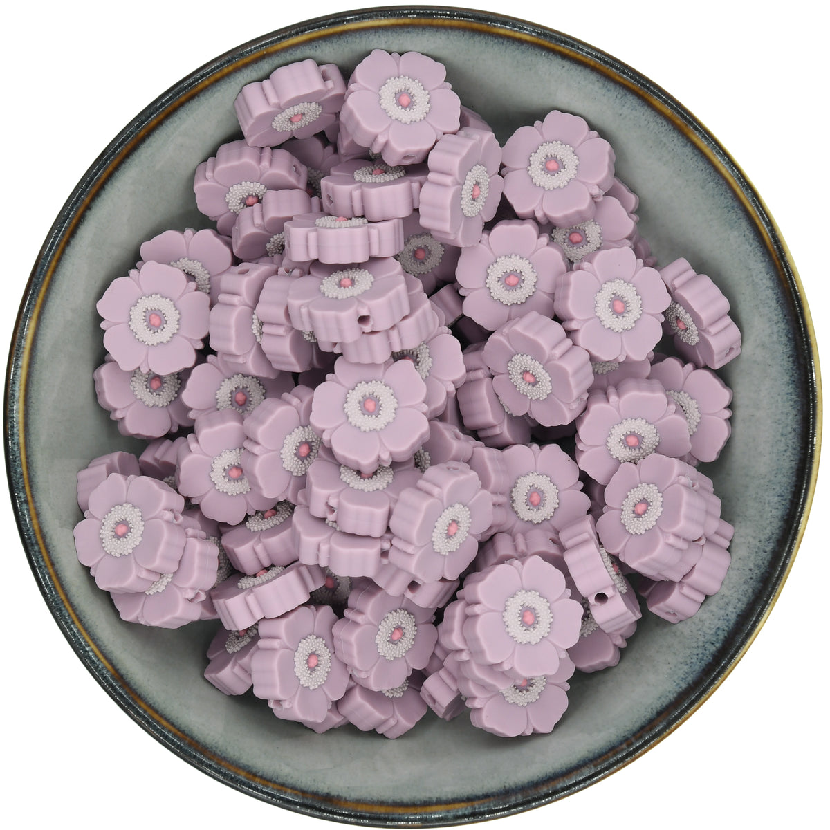 Poppy Bead - Mauve – Hugs & Things - Siliconen kralen