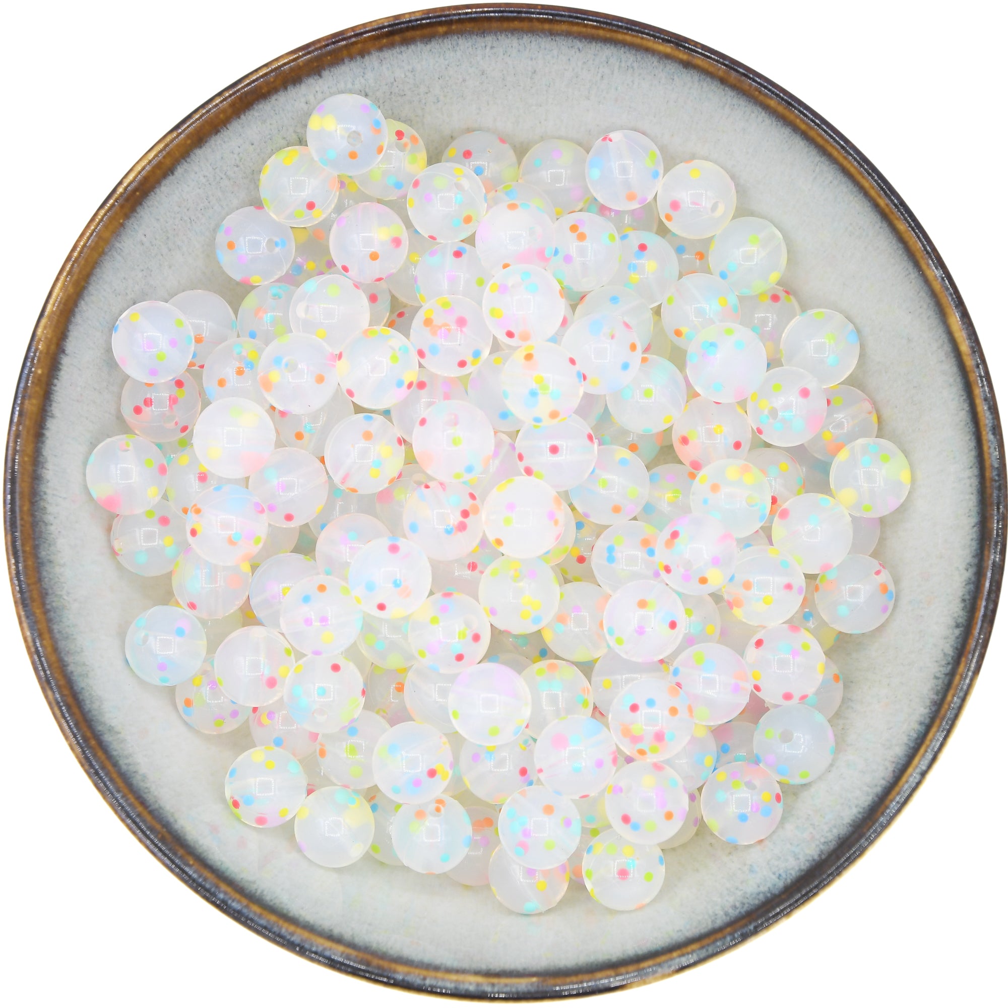Glitters, Glossy en Confetti - Hugs & Things - Siliconen kralen